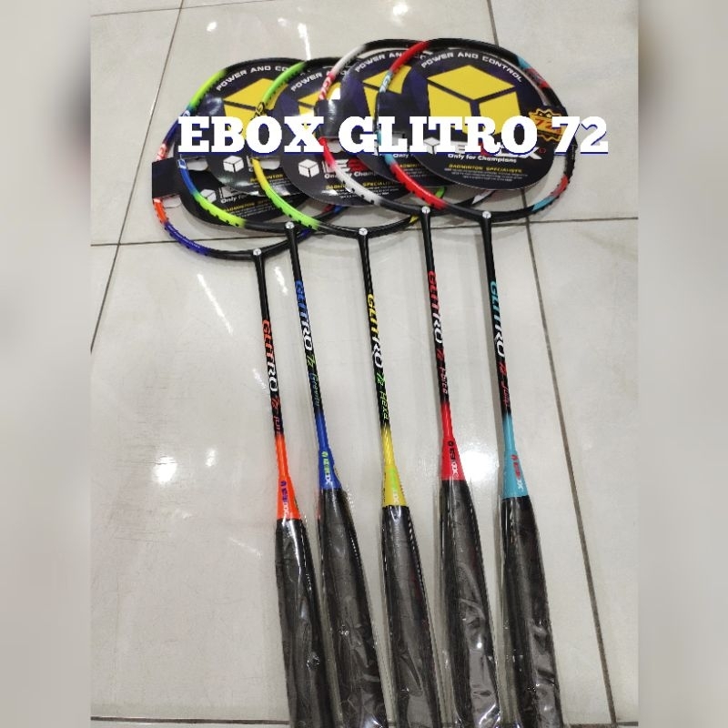 Jual raket badminton EBOX GLITRO 72 | Shopee Indonesia