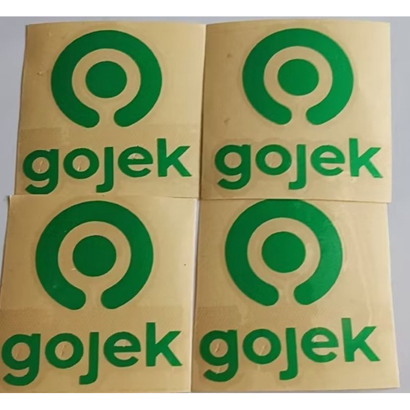 Jual Sticker cutting tulisan go jek buat helm motor Stiker cuting GOJEK ...