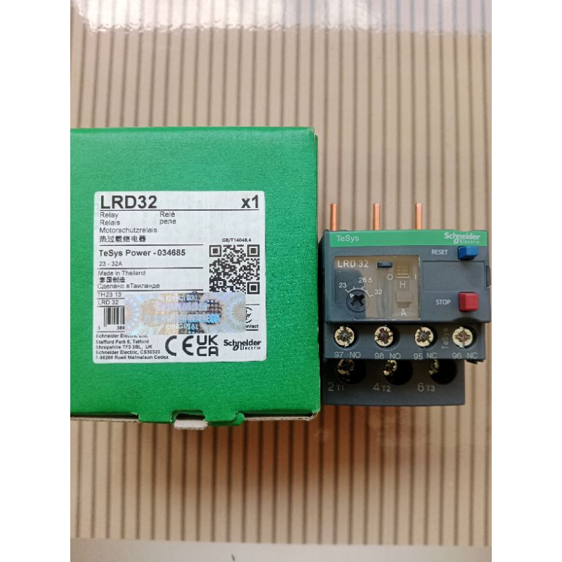 Jual LRD32 23-32A THERMAL OVERLOAD RELAY SCHNEIDER LRD32 | Shopee Indonesia