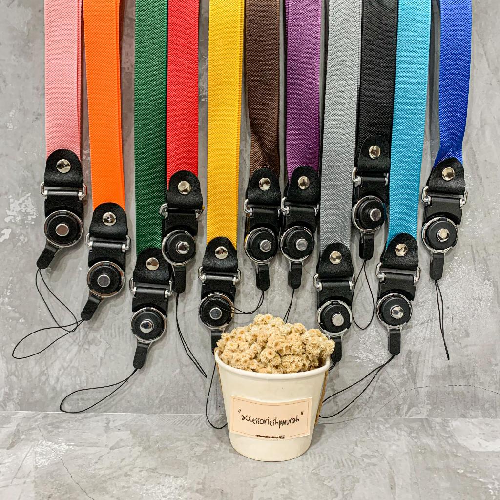 Jual TALI HANDPHONE POLOS / STRAP PHONE / TALI HP | Shopee Indonesia