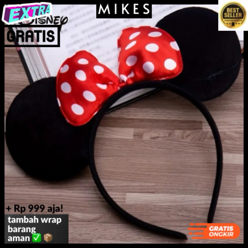 Jual Mikess8 (Bando Mickey) Minnie Miki Mouse rambut bando disney ...