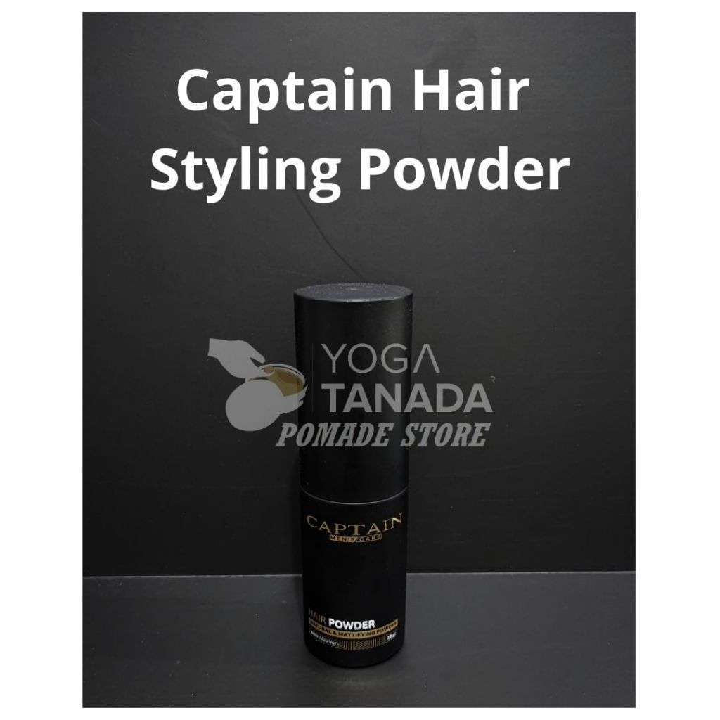 Jual CAPTAIN HAIR STYLING POWDER WITH ALOE VERA FREE SISIR SAKU 10GR ...
