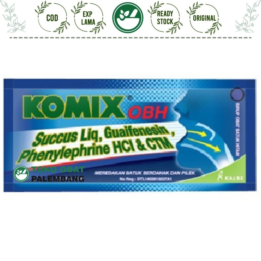 Jual KOMIX OBH SACHET 7 ML | Shopee Indonesia