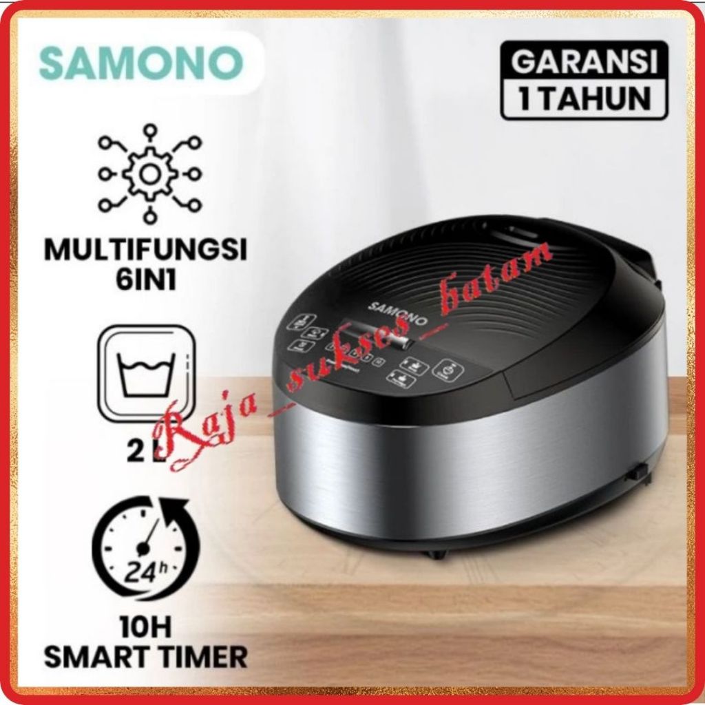 Jual Samono Rice Cooker / Magic Com 2 Liter SW-RCEB13 100% ORI Hitam ...