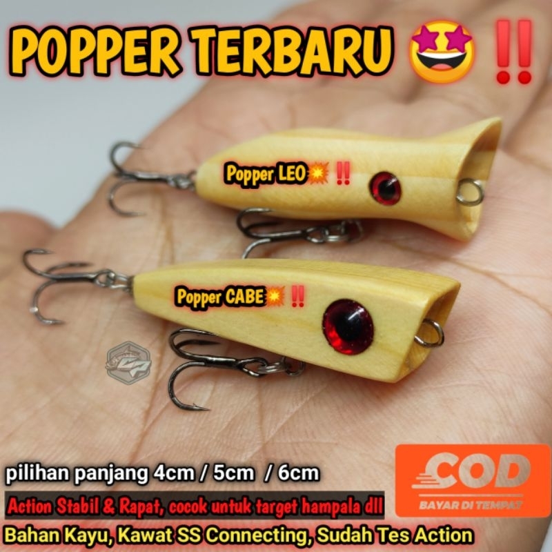 Jual POPPER CABE GARNIS PANCING / UMPAN POPPER / UMPAN CASTING / POPER | Shopee Indonesia