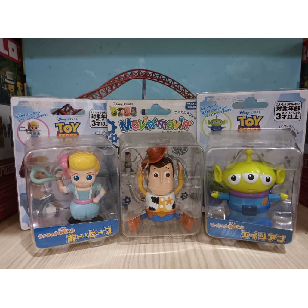 Jual Mainan Static Figure Toy Story Takara Tomy Movin Pixar Woody Alien ...
