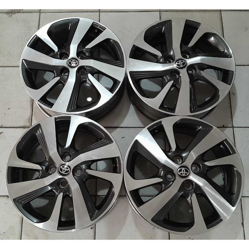Jual Velg mobil bekas copotan yaris trd ring 16 baut 4x100 velg only | Shopee Indonesia