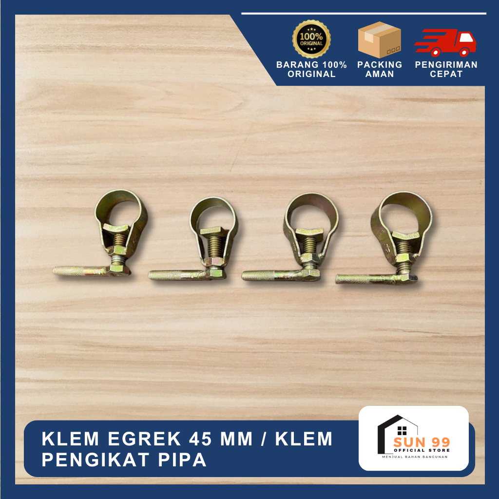 Jual Klem Egrek 45 mm / Klem Pengikat Pipa / Egrek Klem Dodos 45 mm ...