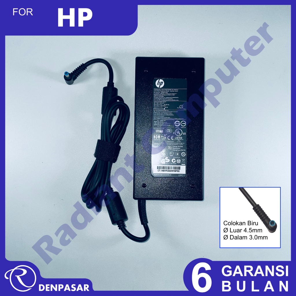 Jual Adaptor Charger HP Zbook 15, Zbook 15 G2, Zbook 15 G3, Zbook 15 G5 ...