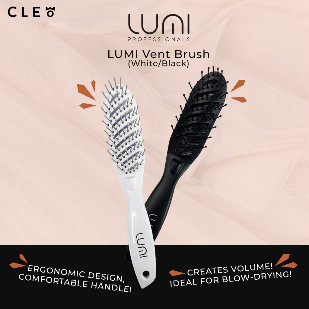 Jual Lumi mall inline badgeCurved Vent Brush For Blow Dry & Styling ...