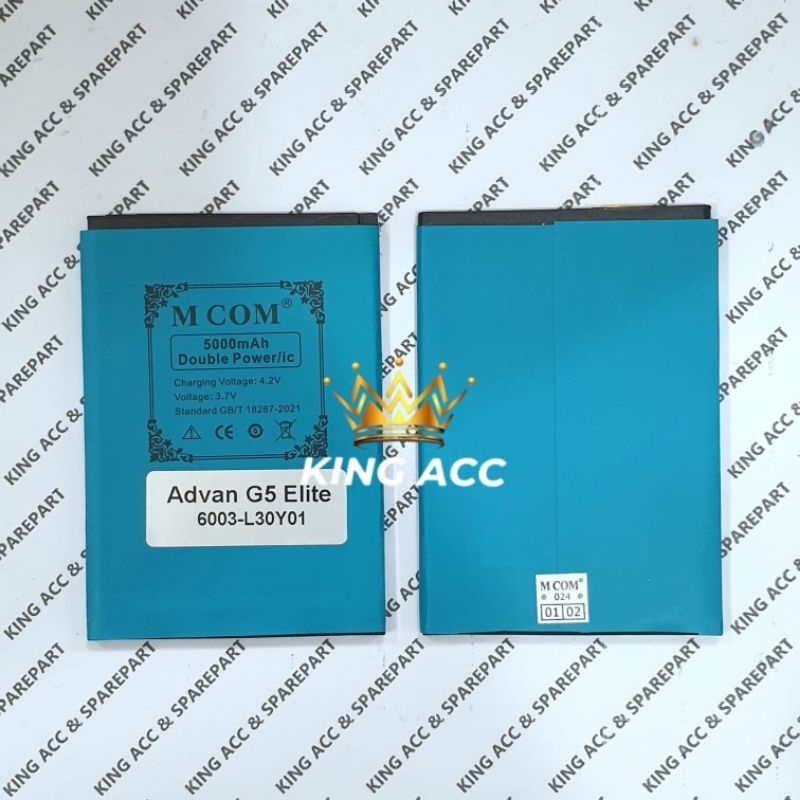 Jual BATERAI BATRE BATERE BATTERY MCOM ADVAN G5 ELITE 6003-L30Y01 DOUBLE POWER | Shopee Indonesia