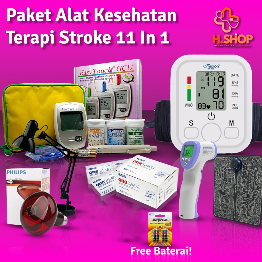 Jual Paket Lengkap 8 In 1 Alat fisioterapi set Lampu Terapi infra red ...