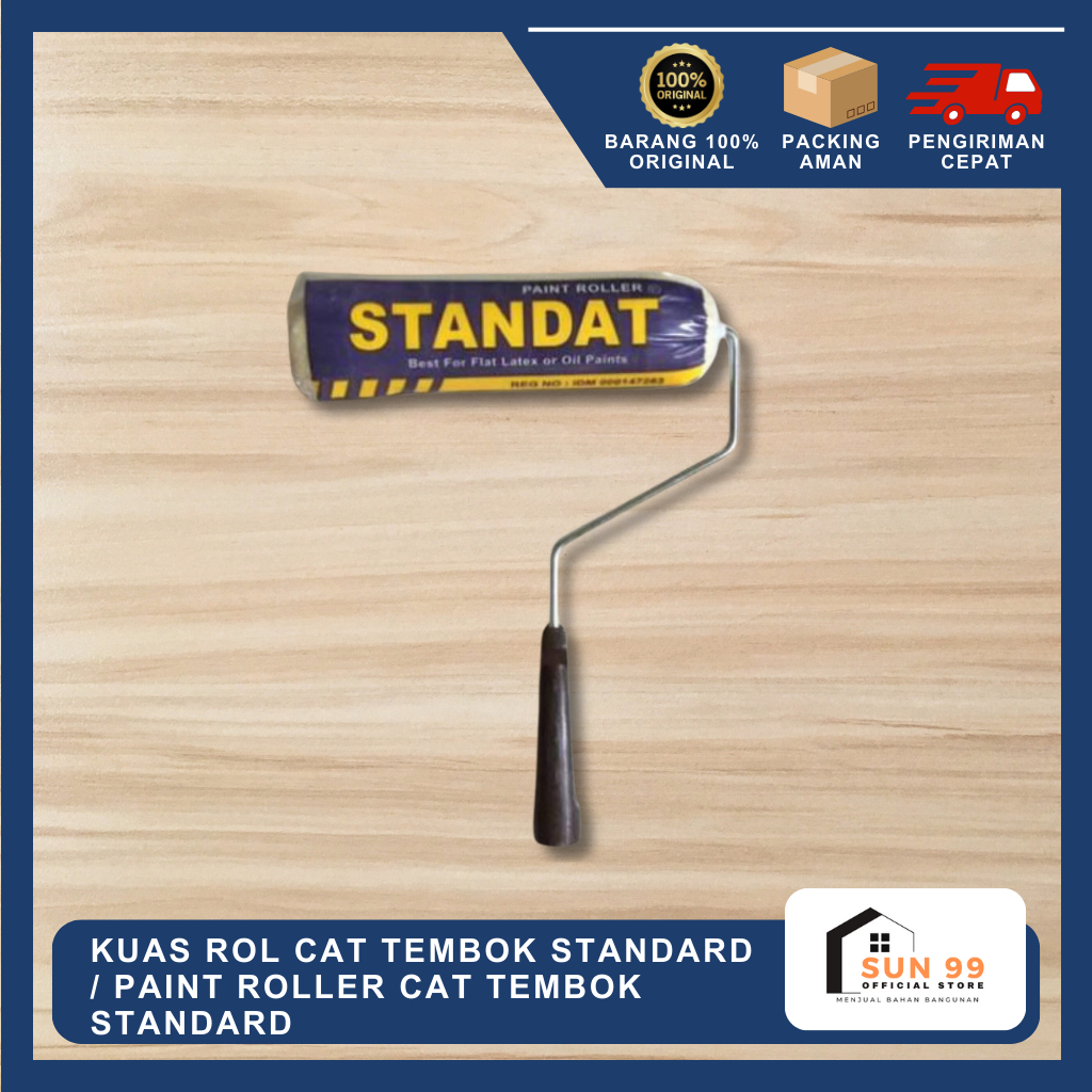 Jual Kuas Rol Cat Tembok STANDARD / Paint Roller Cat Tembok STANDARD ...