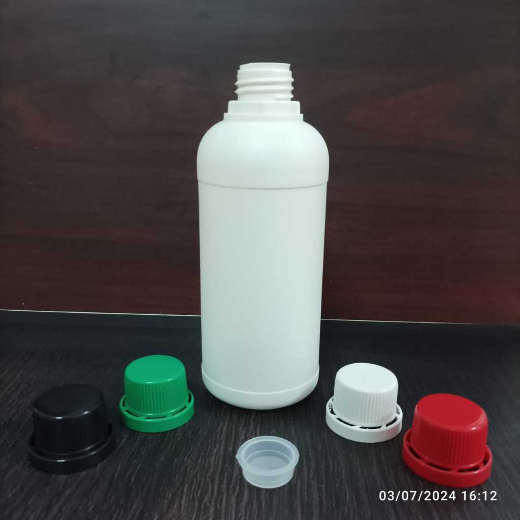 Jual Botol Agro 500 ML Putih//Botol Labor 500 ML Putih//HDPE || Tutup Hijau,Hitam,Putih Dan ...