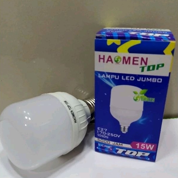 Jual Lampu LED HAOMEN 15wt cahaya putih | Shopee Indonesia