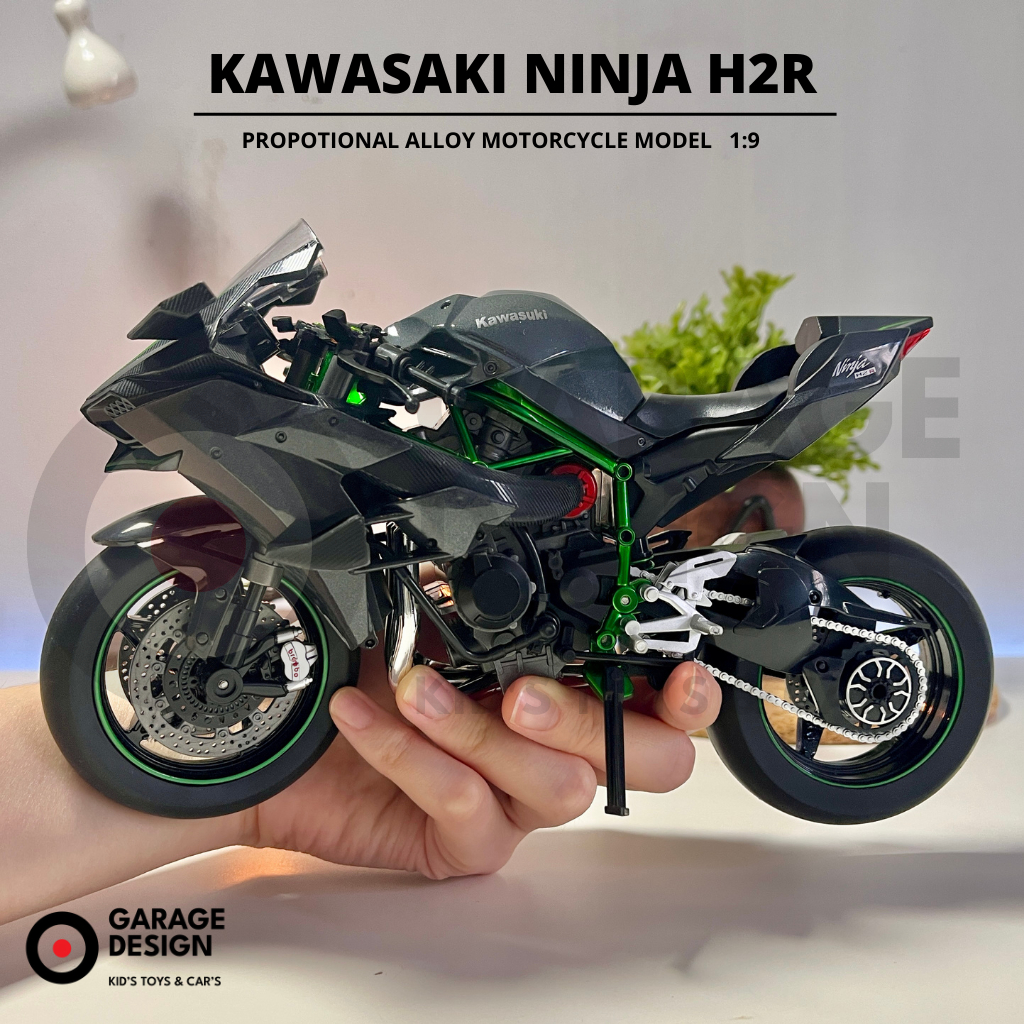 Jual Diecast 1:12 & 1:9 Kawasaki Ninja H2R Motor Bike - Motor Miniatur Skala 1:12 & 1:9 | Shopee ...