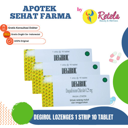 Jual DEGIROL LOZENGES 1 STRIP 10 TABLET | Shopee Indonesia