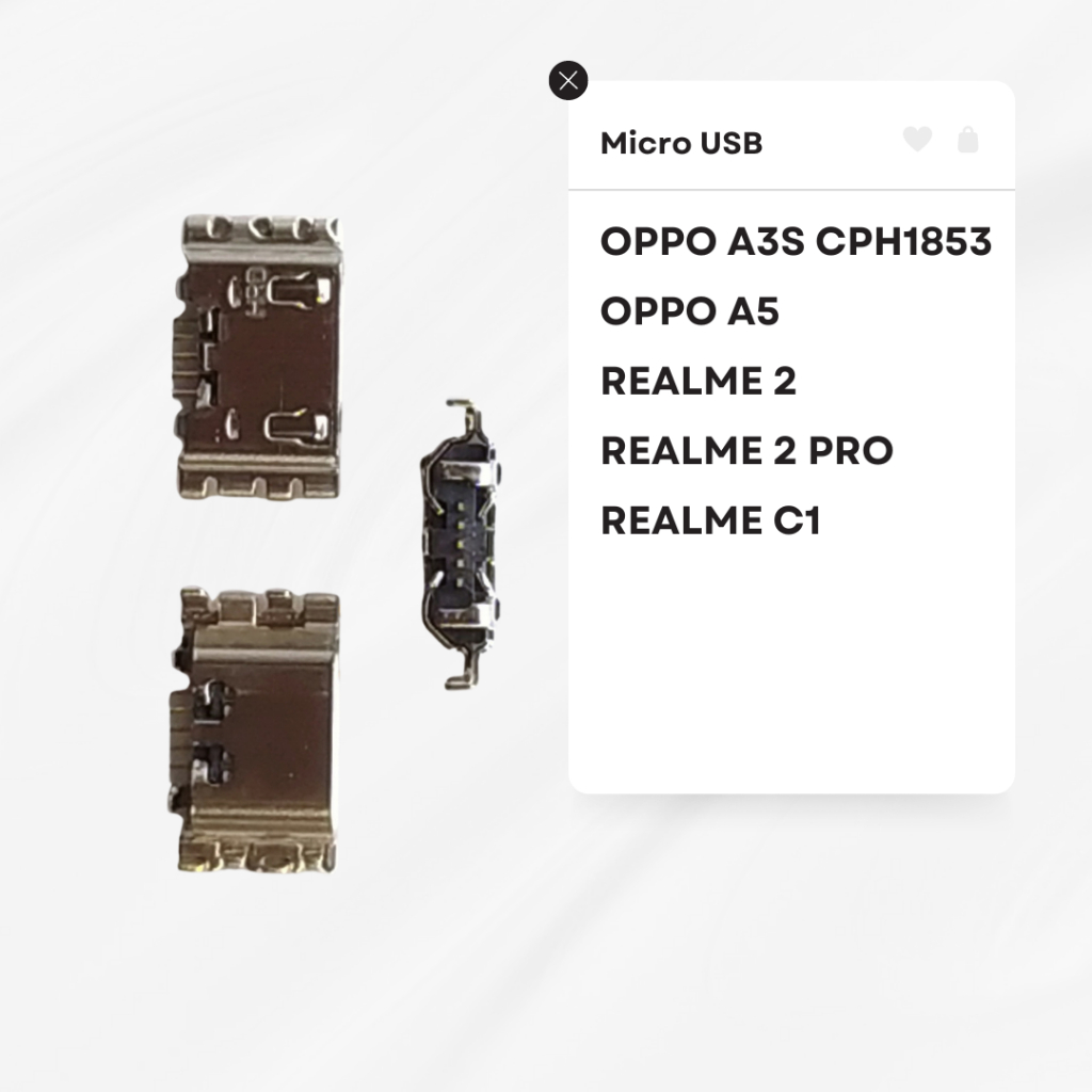 Jual KONEKTOR CAS CC OPPO A3S CPH1853 NEW CPH 1853 | A5 | REALME 2 | 2 ...