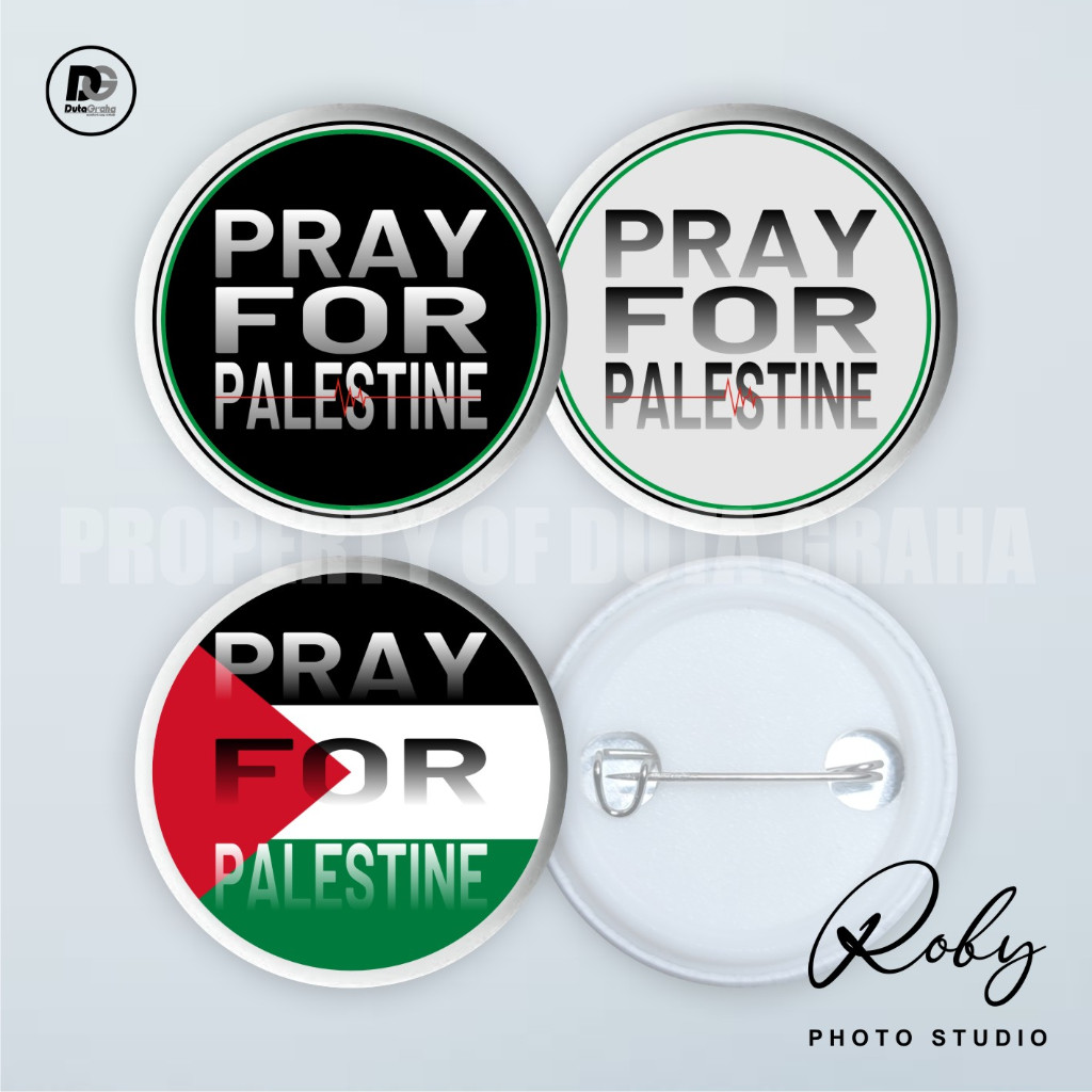 Jual [PIN PRESS] PRAY FOR PALESTINE Pin Bros Aksesoris Souvenir ...