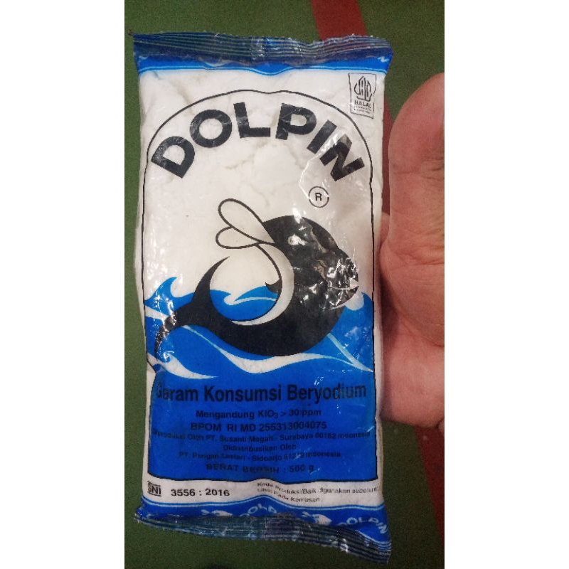 Jual Garam Halus Yodium Cap Dolpin 500 gram | Shopee Indonesia