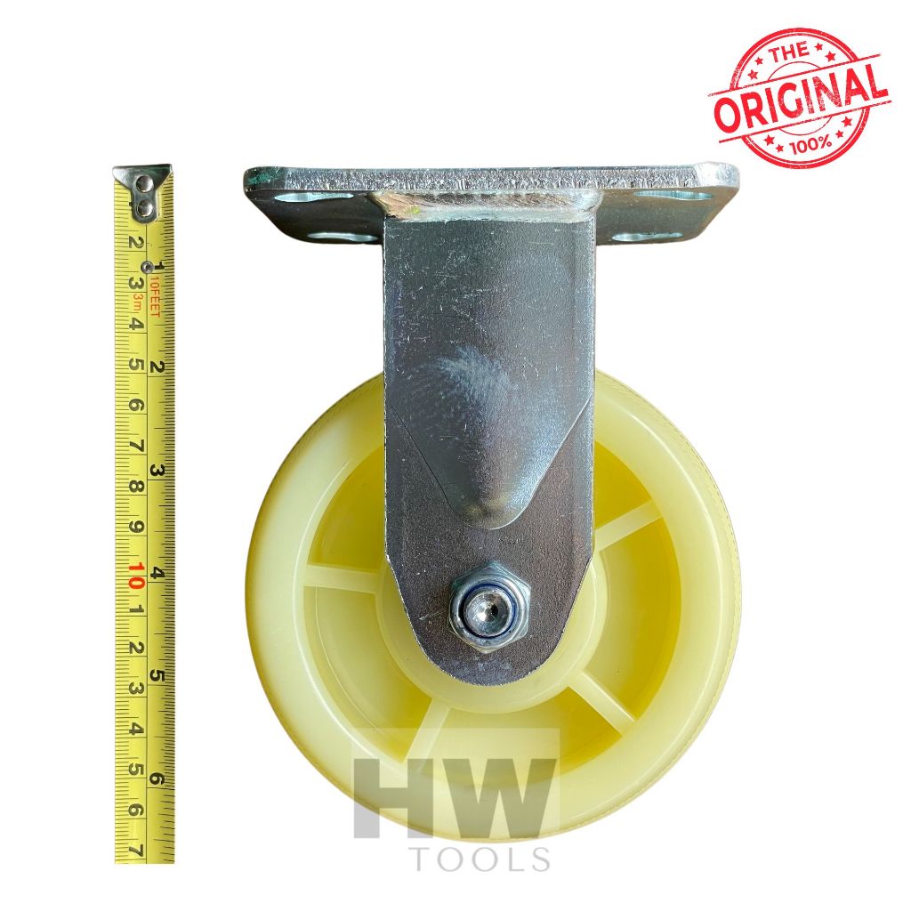Jual Roda Troli Nilon Heavy Duty 5 Inch Mati Tetap Roda Troli Etalase ...