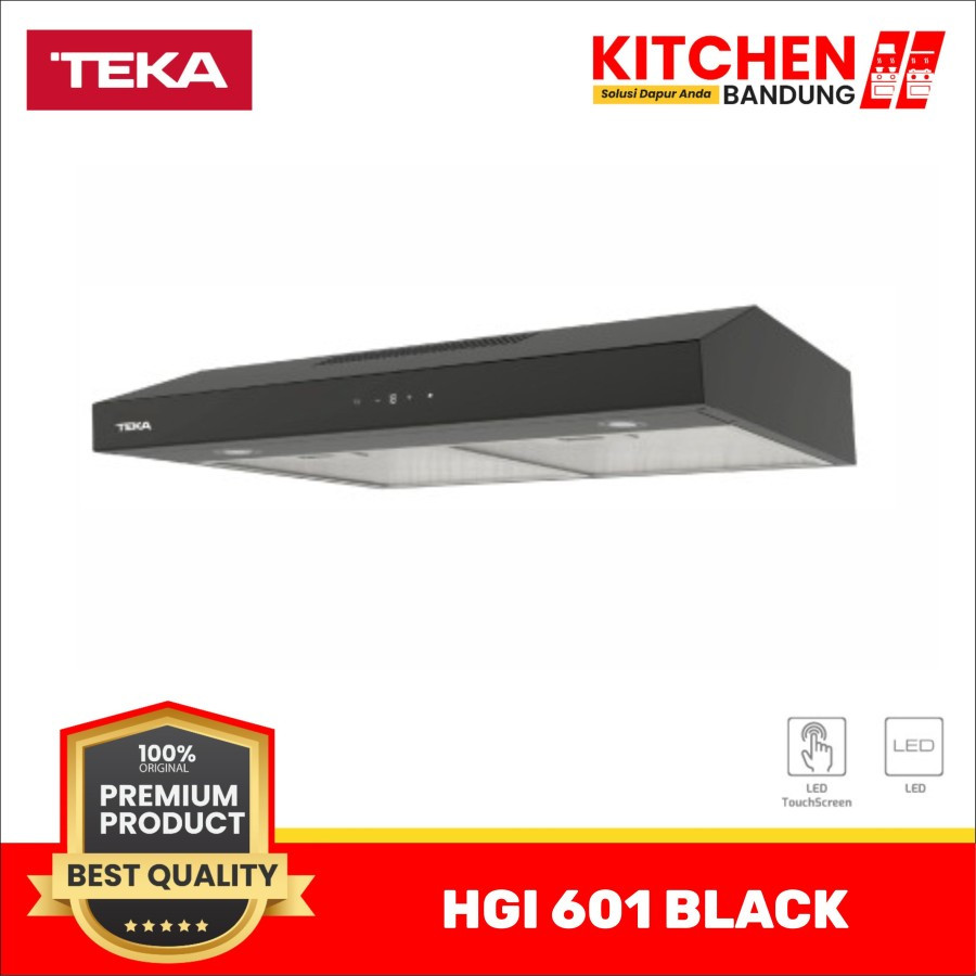 Jual TEKA Cooker Hood HGI 601 Black Slim Hood 60cm | Shopee Indonesia