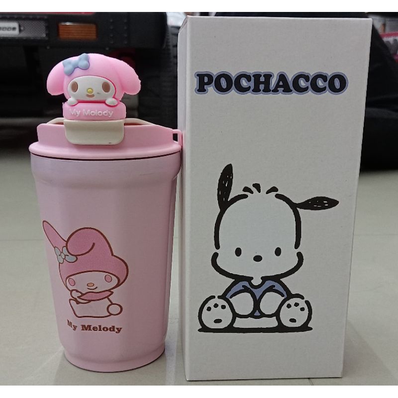 Jual Tumbler Mug Coffe Stainless Sanrio Cinnamoroll my Melody Kuromi Purin Pochacco 480 ML ...