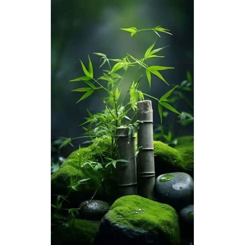 Jual poster cetak,bambu, hiasan dinding, tanpabingkai | Shopee Indonesia