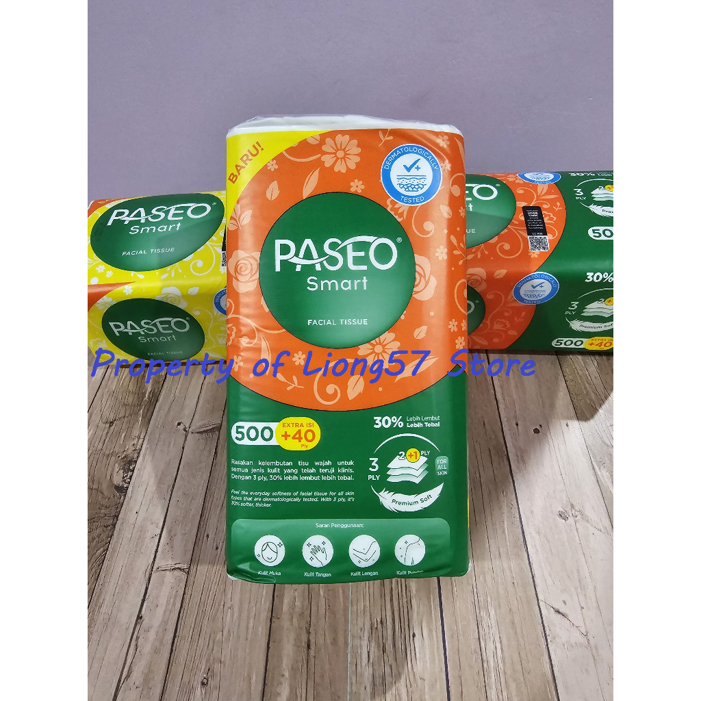 Jual Paseo Smart Facial 500+40ply | Shopee Indonesia