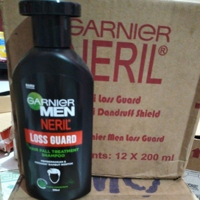 Jual Garnier men neril loss guard hair fall treatment shampo 200 ml ...