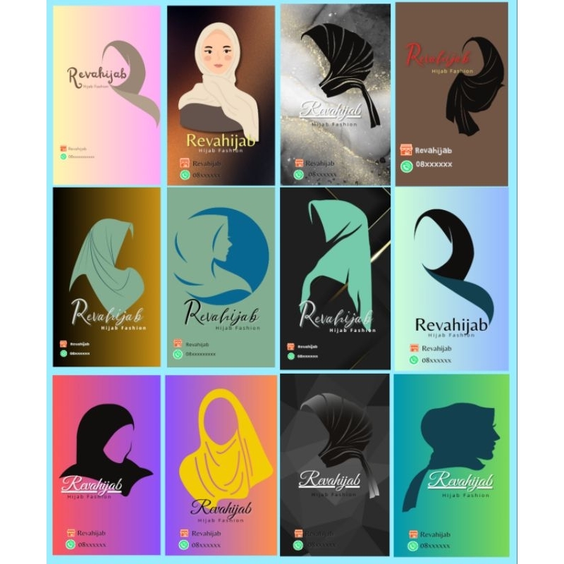 Jual Hang tag Hijab Bisa custom | Shopee Indonesia