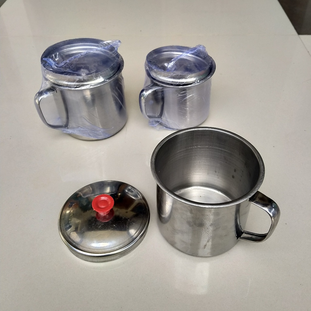 Jual Gelas Stainless Dengan Penutup | Shopee Indonesia