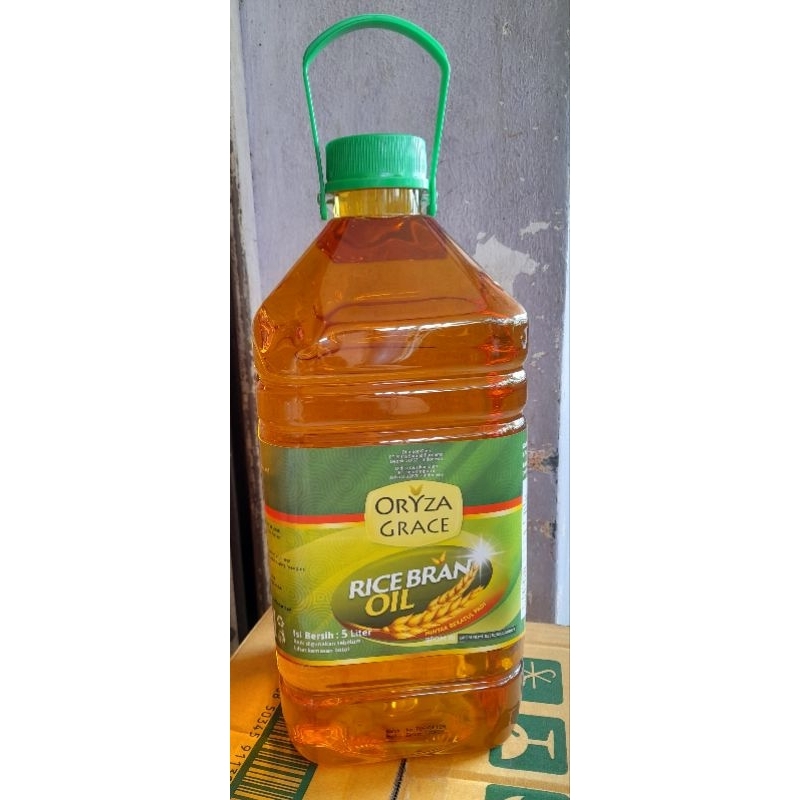 Jual Minyak rice bran oil/padi oryza grace 5 liter | Shopee Indonesia