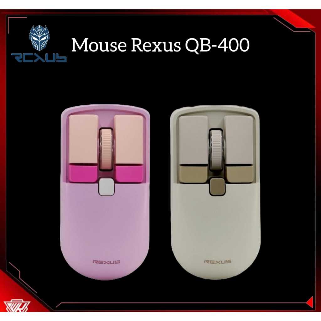 Jual Rexus Mouse Office Wireless Bluetooth QB400 | Shopee Indonesia