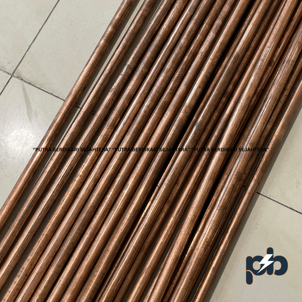 Jual Grounding Rod / Stick Rod / Copper Rod 5/8" Diameter 14.5 mm Full ...