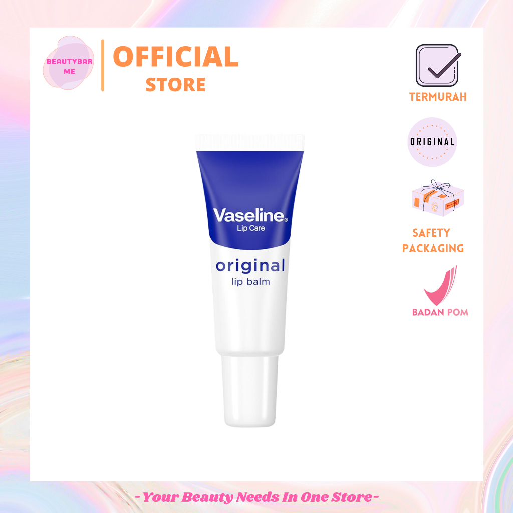 Jual Beautybarme - Vaseline Lip Care Balm Original Pelembab & Pencerah Bibir Original 10g - Lip ...