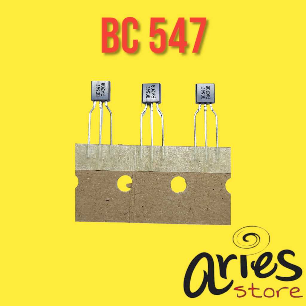 Jual TRANSISTOR BC547 BC 547 KEC TAIWAN ORI RENCENG | Shopee Indonesia