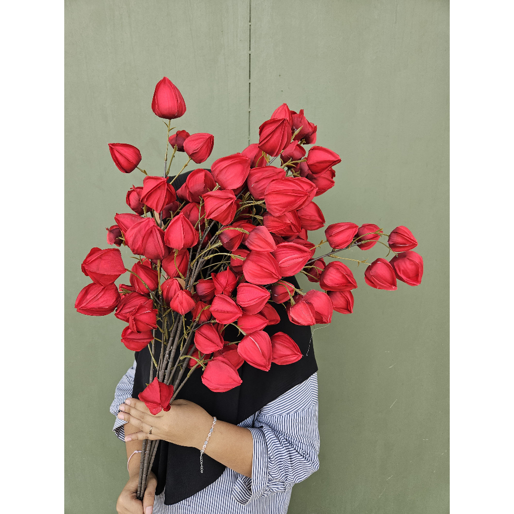 Jual Artificial Flower Lentera Keberuntungan Bunga Hias Dekorasi ...