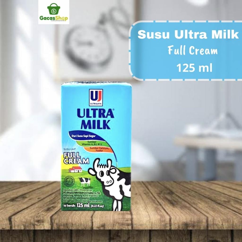Jual ULTRAMILK FULL CREAM 125ML | Shopee Indonesia