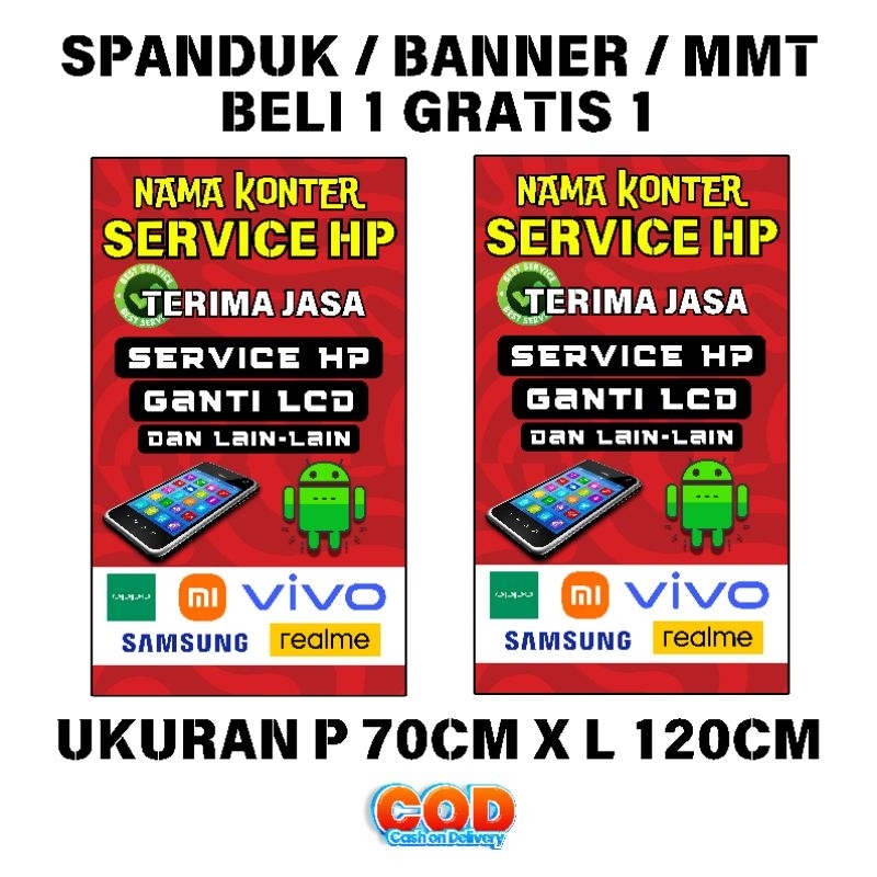 Jual CETAK BANNER CETAK BANNER CUSTOM BANNER SERVIS HP BANNER SERVICE ...