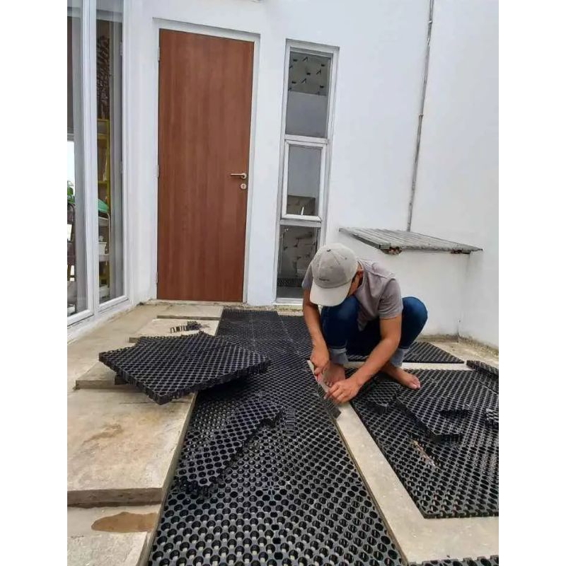 Jual DRAINASE CELL / RESAPAN RUMPUT SINTETIS TEBAL 3 CM | Shopee Indonesia