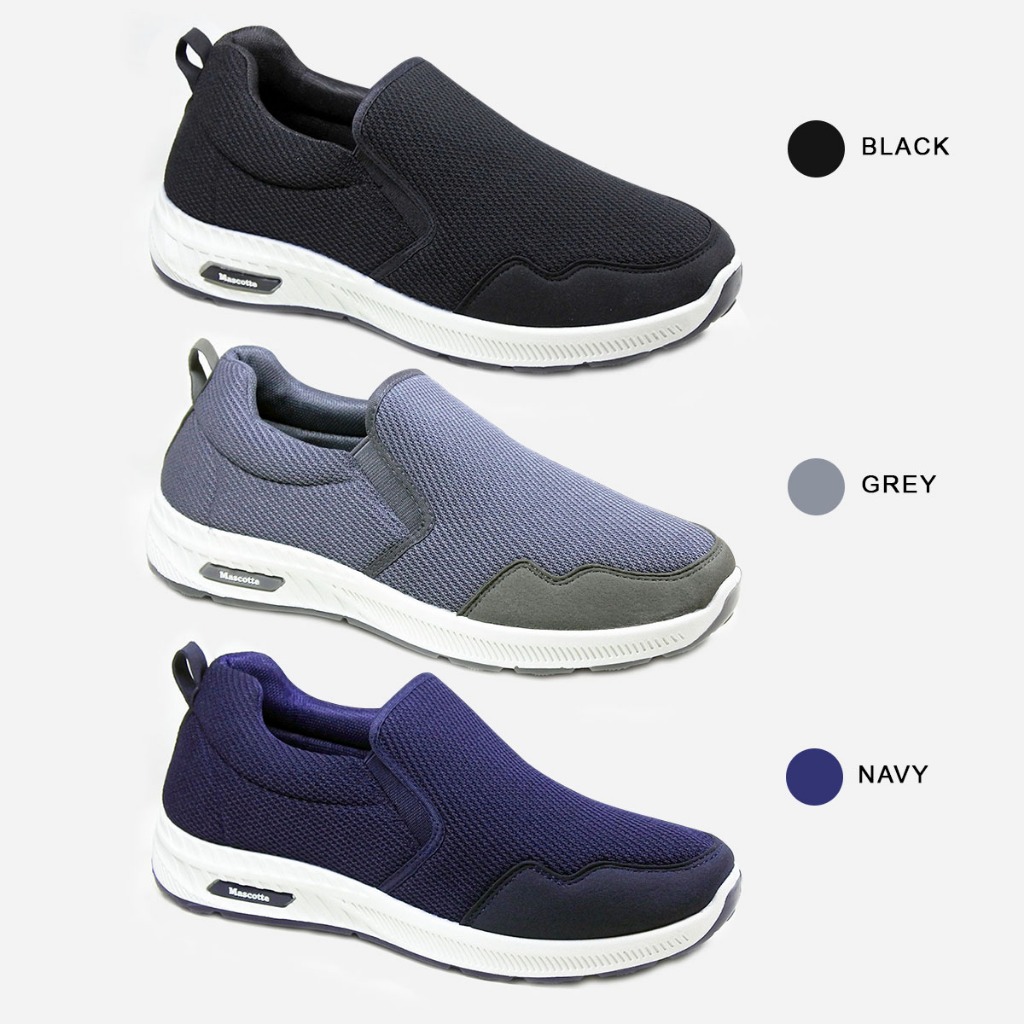 Jual Mascotte SAJID Sepatu Sneakers Pria 903.027 [ Hitam, Grey dan Navy ...