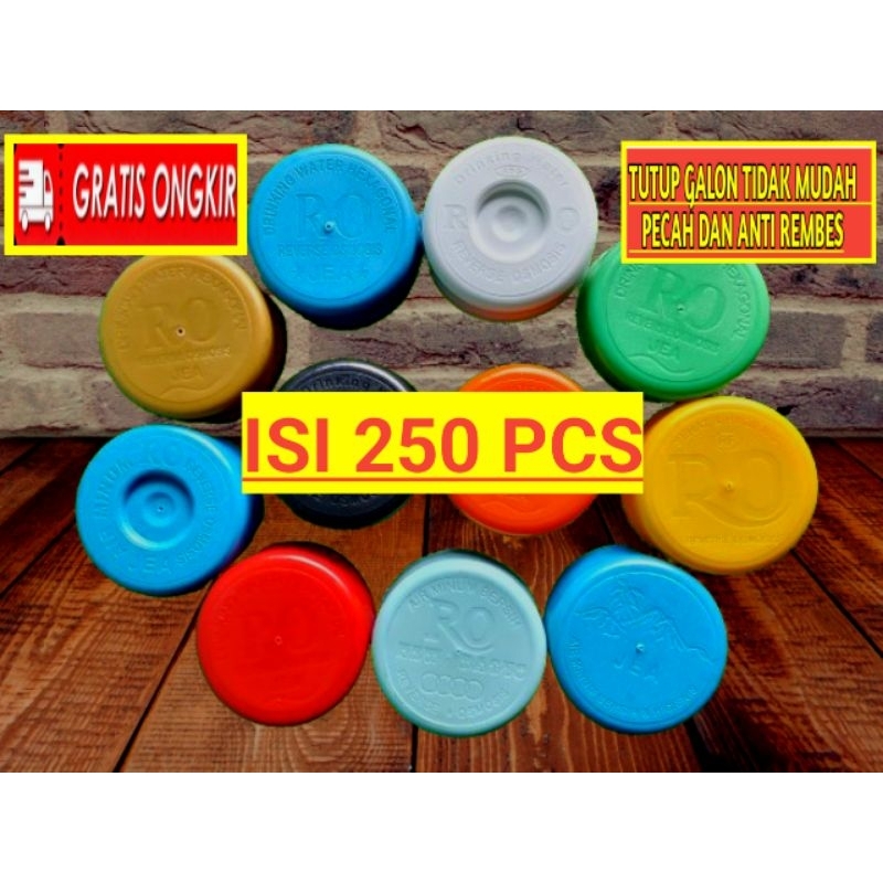 Jual Tutup galon Logo Ro isi 250pcs Tidak mudah pecah dan rembes ...