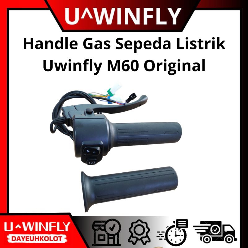 Jual Handle Gas Sepeda Listrik Uwinfly M60/M70/D60/D70/D8s/D8P Original | Shopee Indonesia