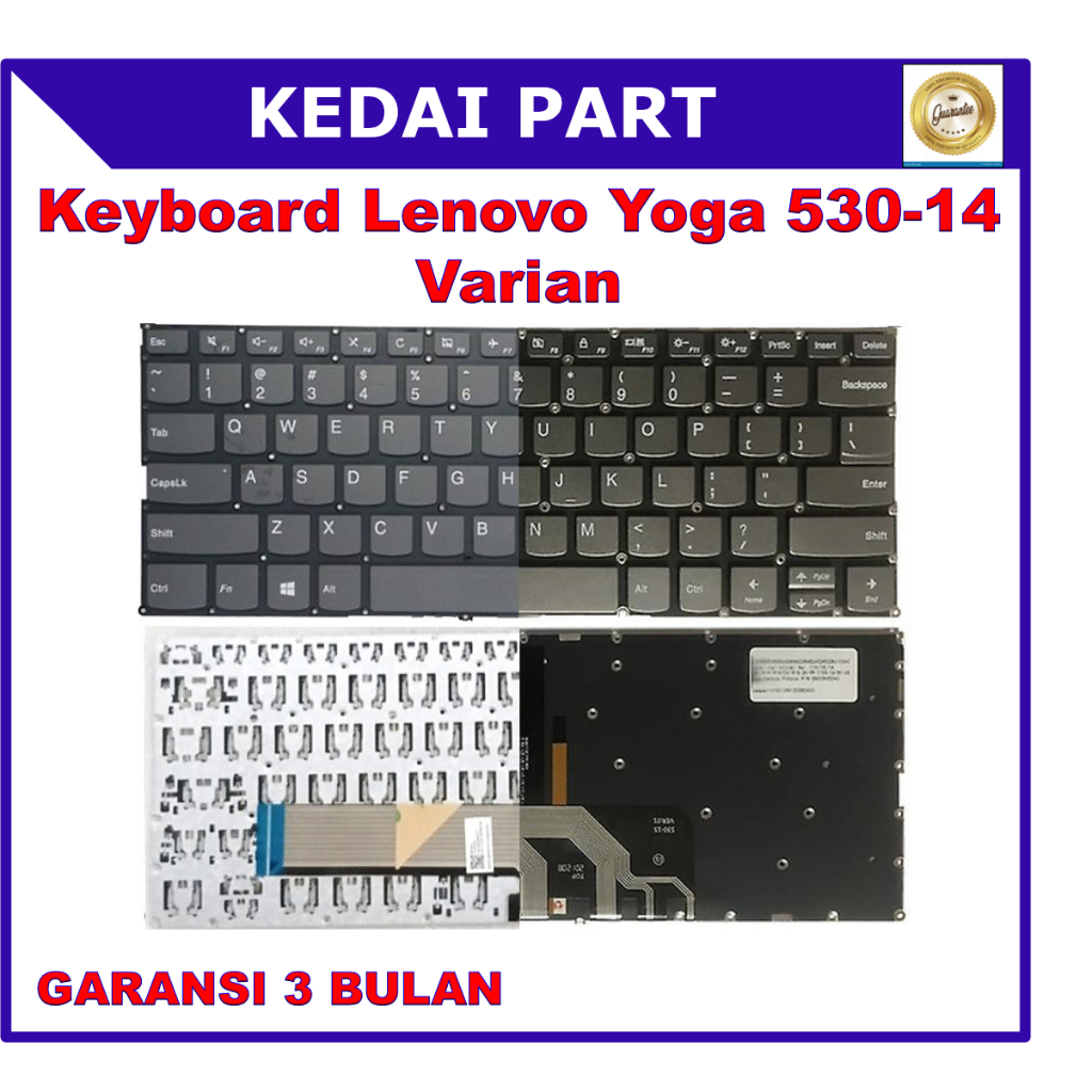 Jual Keyboard Lenovo Ideapad 530-14 C340-14 C340-14api C340-14iml C340 ...