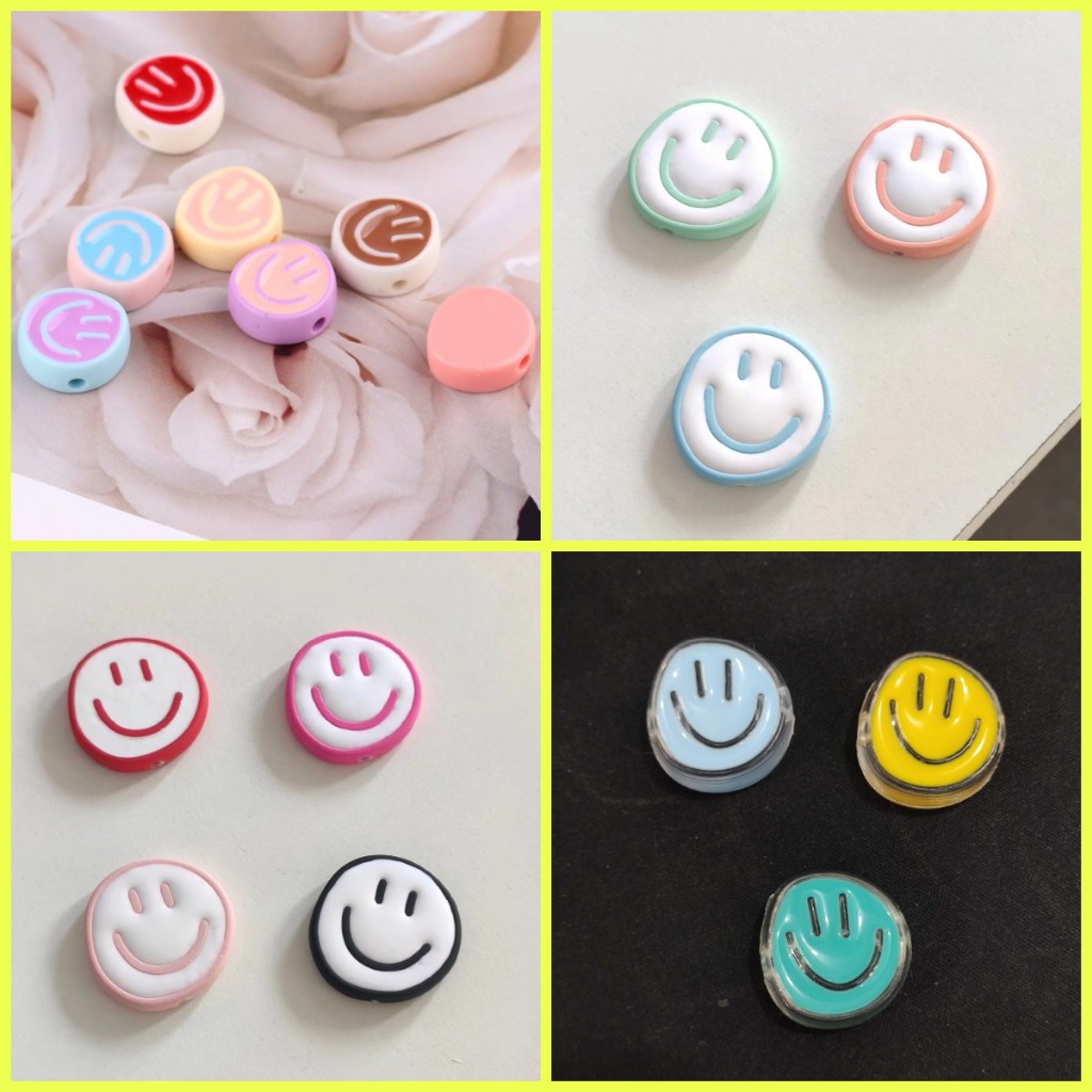Jual Paket Bulat Muka Smile/Senyum | Semua dalam 1 link Manik Liontin ...