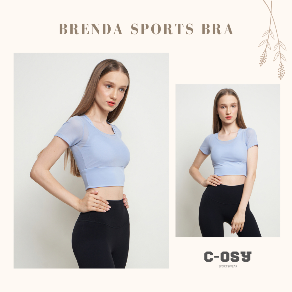 Jual COSY - BRENDA Sports Bratop Olahraga (S-XXL) Bra Yoga Gym | Shopee ...