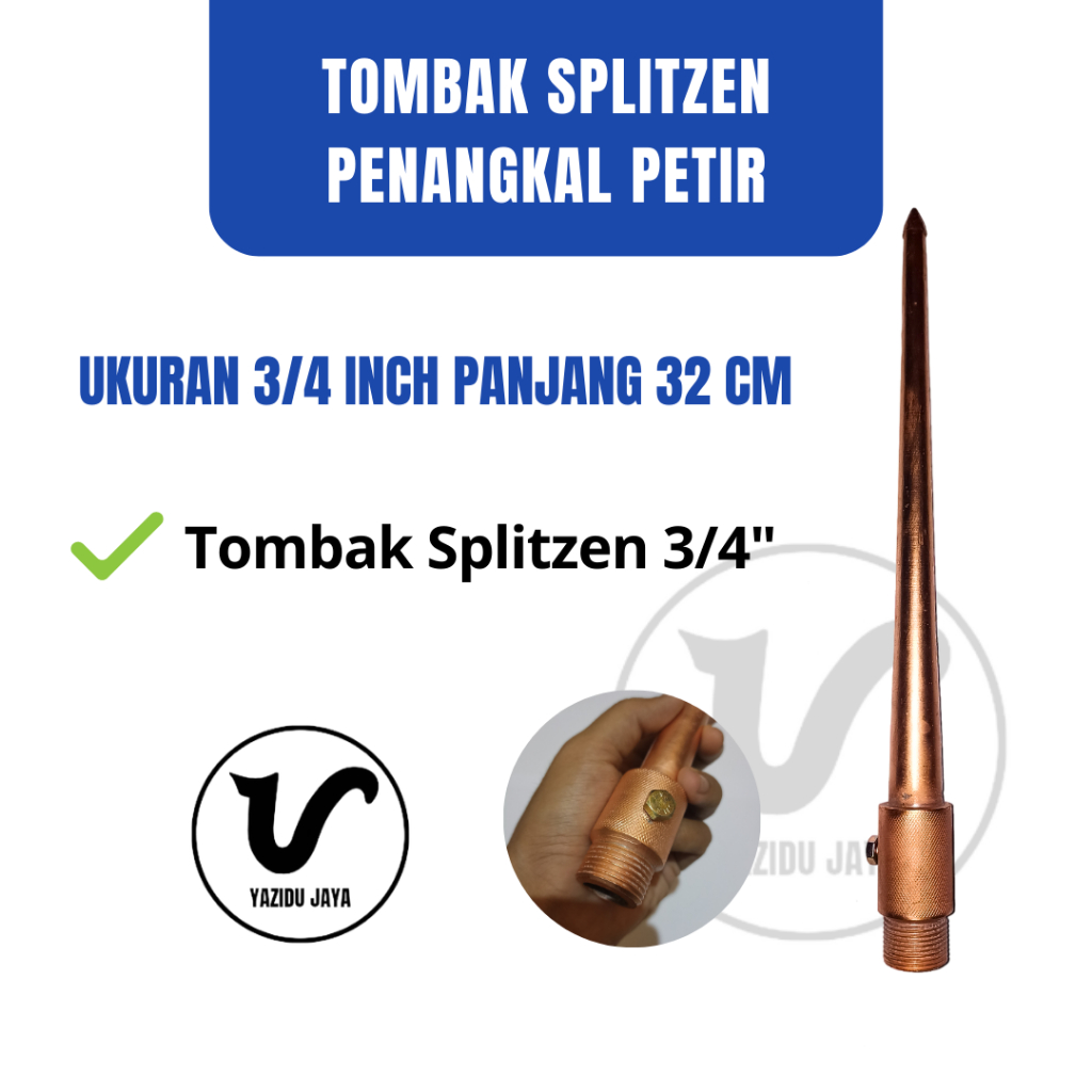 Jual Tombak Splitzen Penangkal Anti Petir Untuk Atap Rumah Tower ...