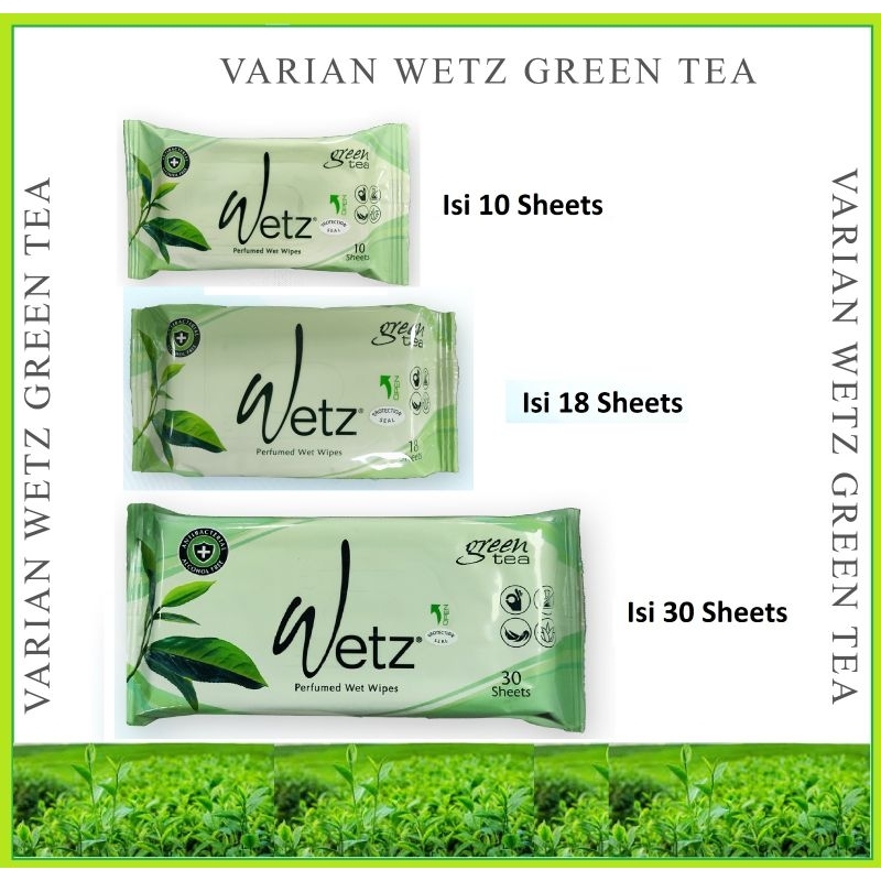 Jual Tissue basah - Tisu basah wetz green tea tebal - original 100% ...