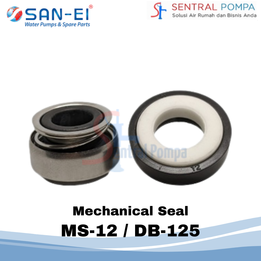 Jual Mechanical Seal MS-12 / DB-125 DAB / SHIMIZU / SAN-EI Shaft Sil Mekanik Sparepart Pompa Air ...
